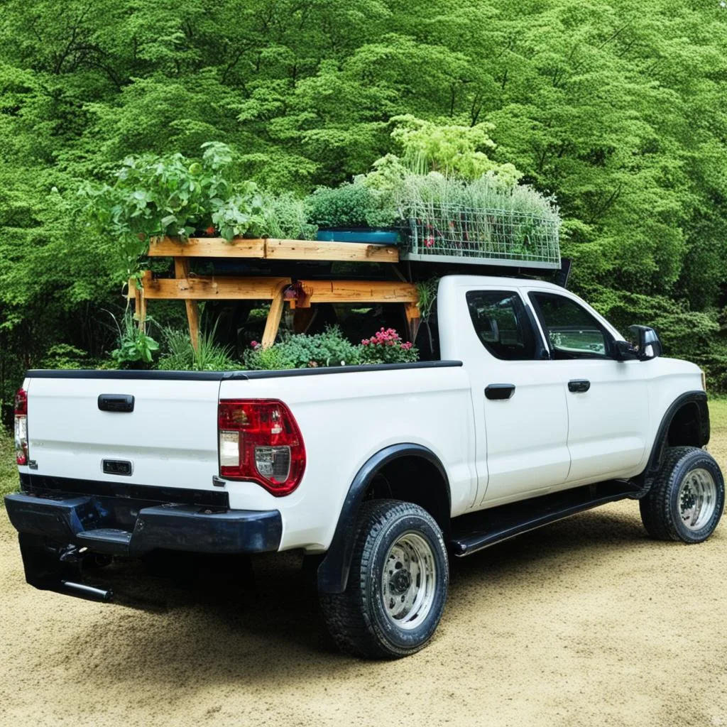 How to Turn Your Pickup Truck Into a Garden | Urban Gardening Tips
